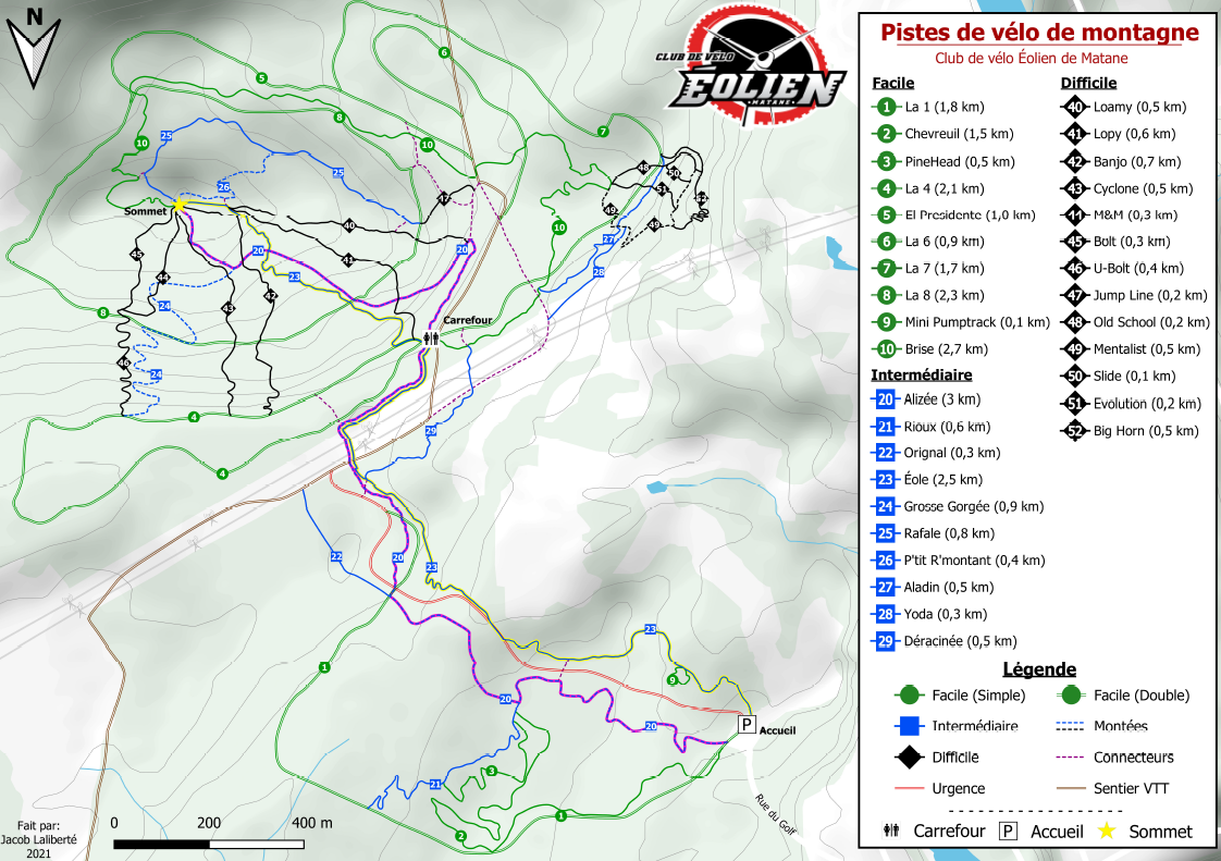 Sentiers de l'Igloo - Club de vélo éolien de Matane | Tourisme Matane