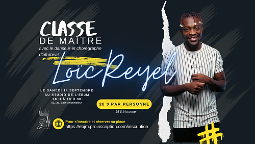 Afrobeat Dance Masterclass with Loic Reyel | Tourisme Matane